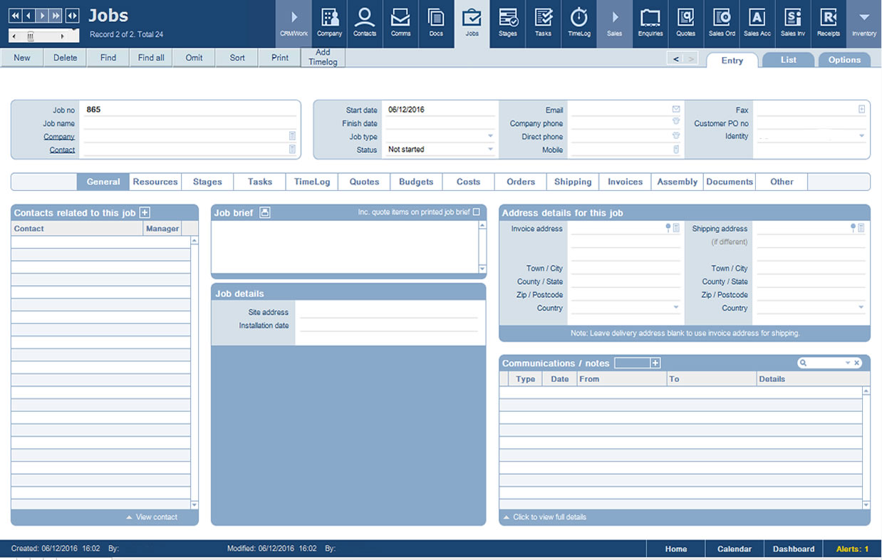 Filemaker Crm Starter Solution by OSeaco